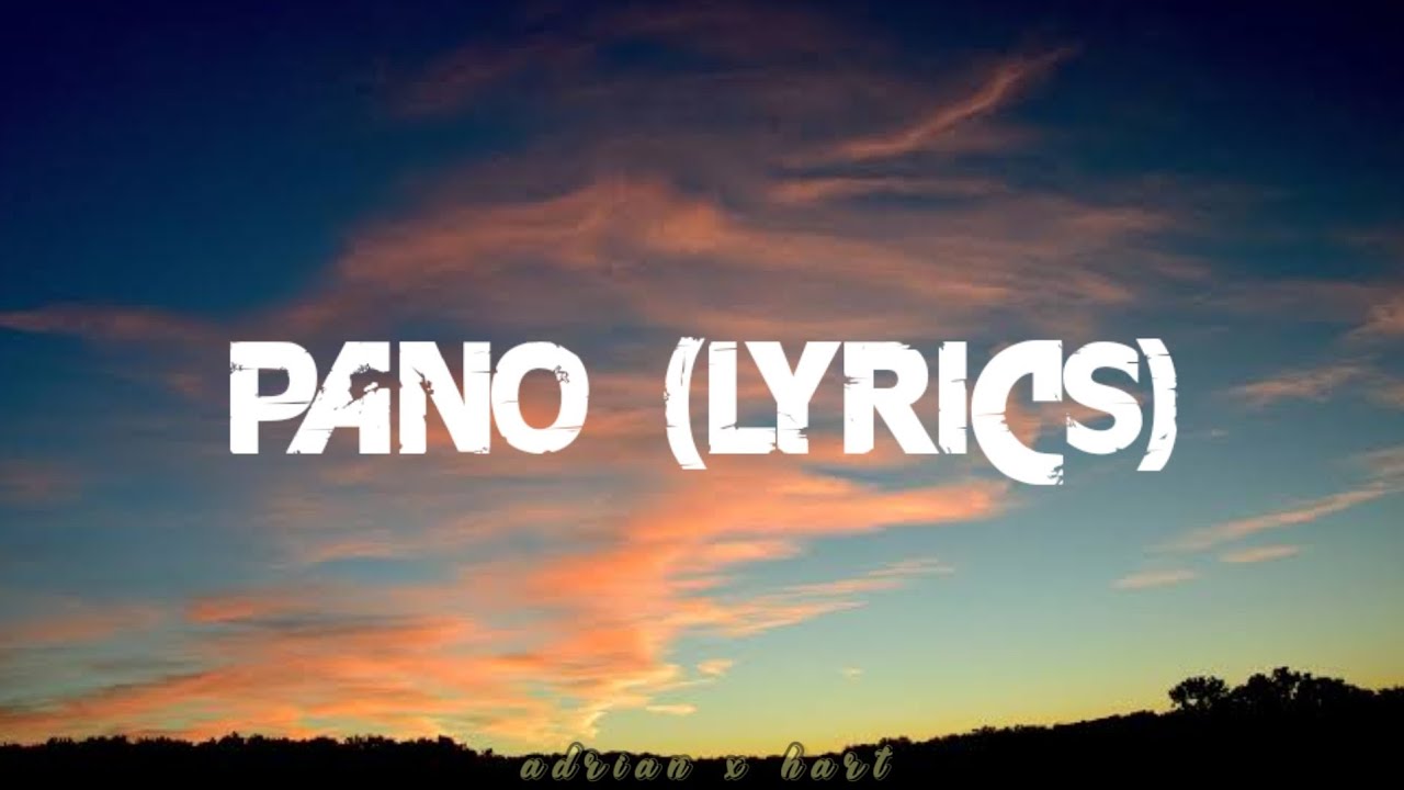 Zack Tabudlo - Pano (Lyrics) - YouTube