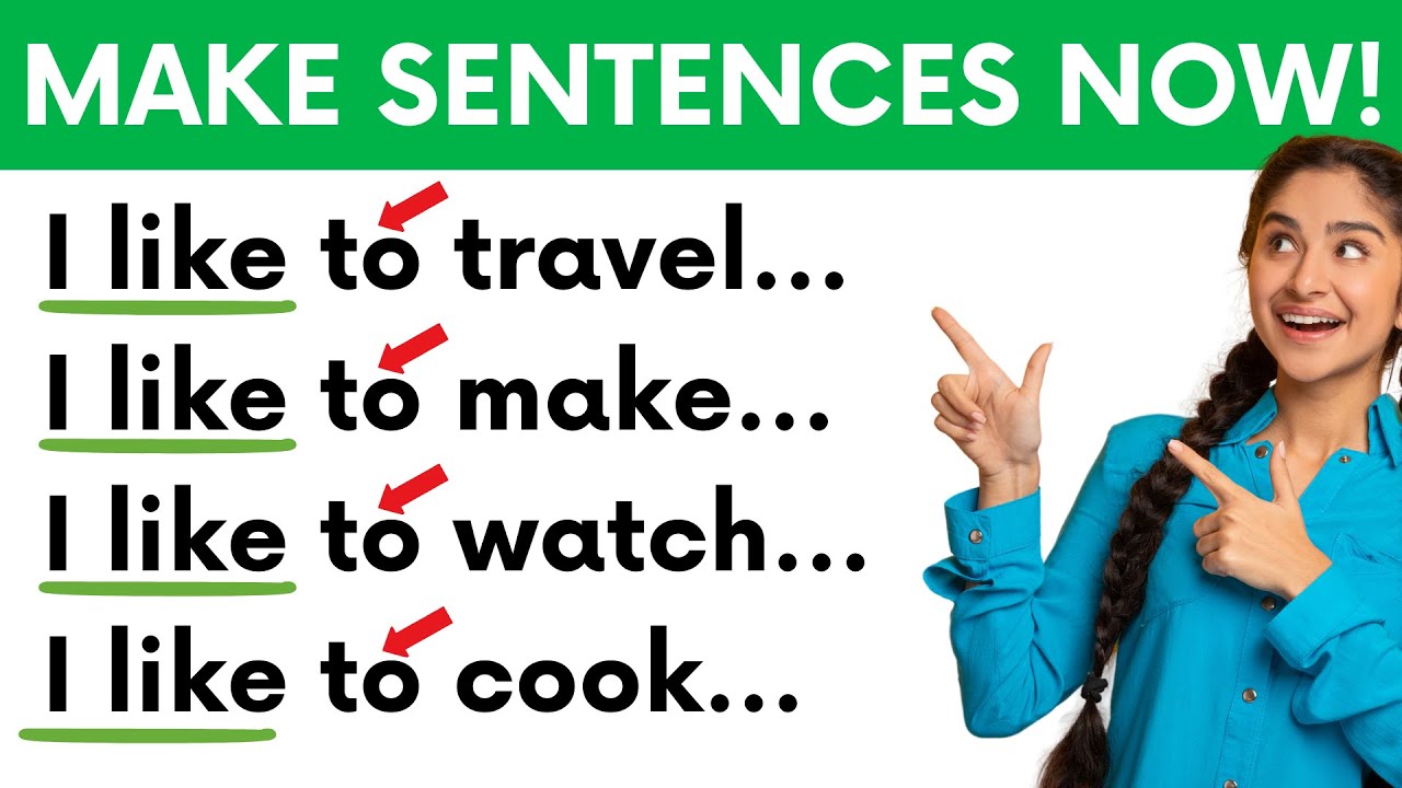 30 Commom Sentences for Beginners | How to Make Sentences In English ...