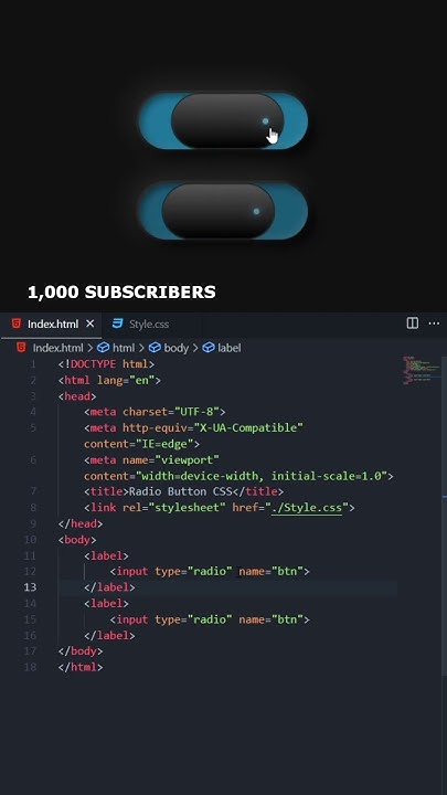 Unique Radio Button Cssπ Shorts Css Youtube