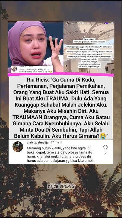 Ria Ricis: antara Trauma dan Pernikahan, aku harus gimana 😭 #short #viralvideo #faktaunik # ...