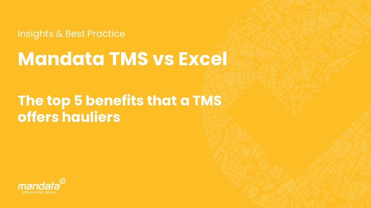 Insights | Top 5 Benefits of a Transport Management System (TMS ...