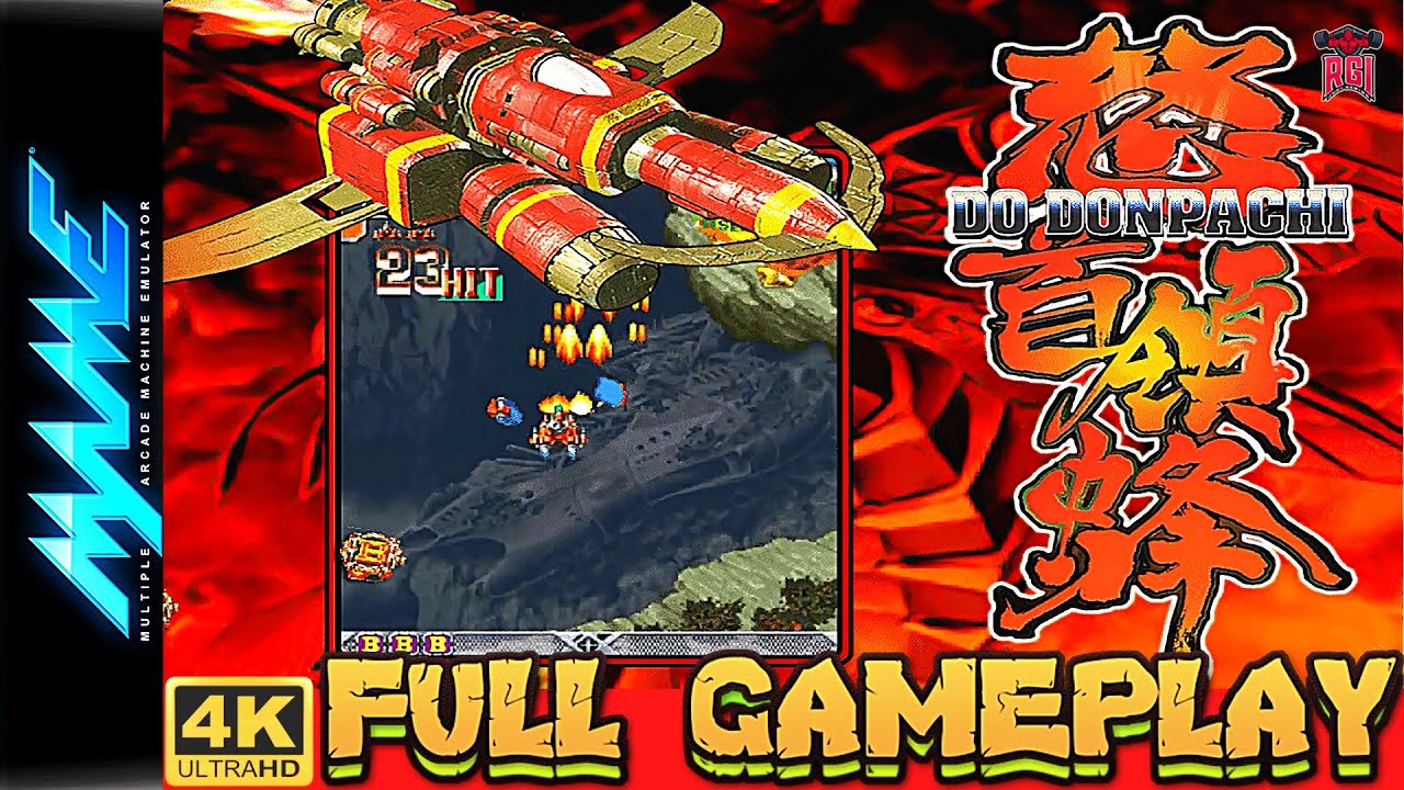 DoDonpachi (Arcade) Full Gameplay in 4K / 60fps #RETRO GAMING INDIAN ...