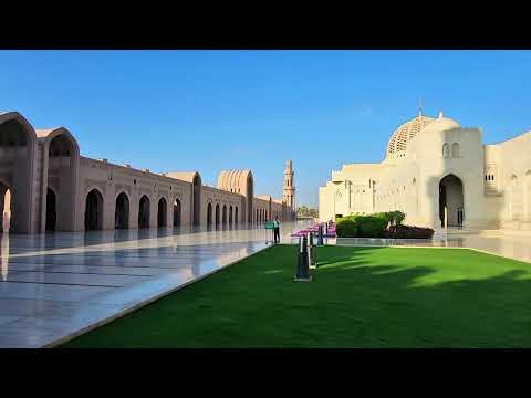  Inside Oman’s Majestic Sultan Qaboos Grand Mosque 😍🇴🇲MOSQUE #SultanQaboosGrandMosque #MuscatOman