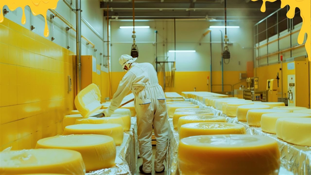 How Italian Cheese Wheels Are Made - King of Cheese | Modern Processing ...