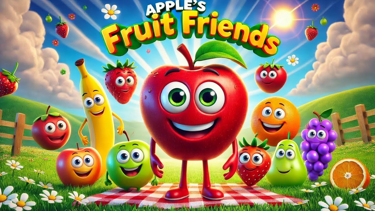 Apple’s Fruit Friends | Fun Kids Song About Healthy Eating & Colorful ...