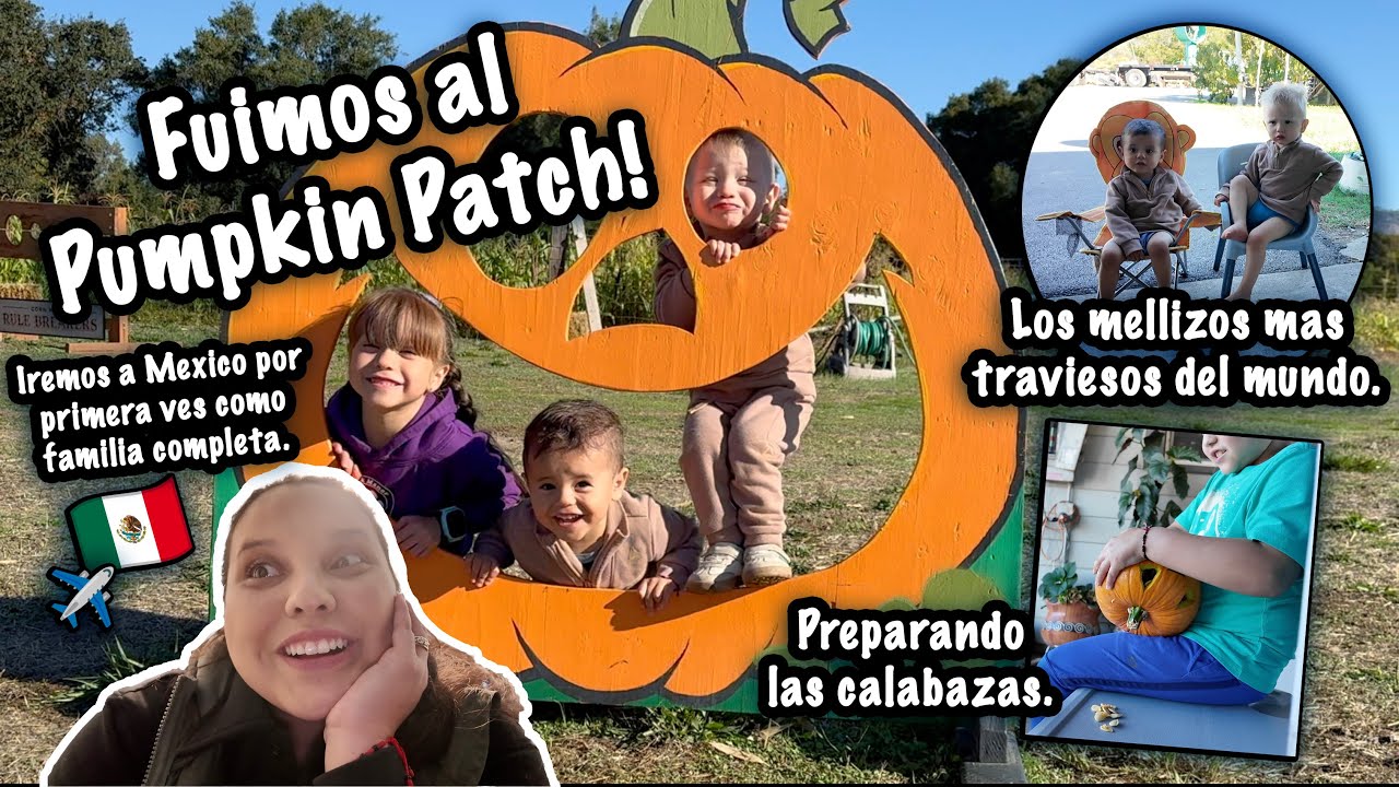 Vamos a Mexico como familia por primera vez! 🇲🇽 Pumpkin patch 2025 🎃 ...