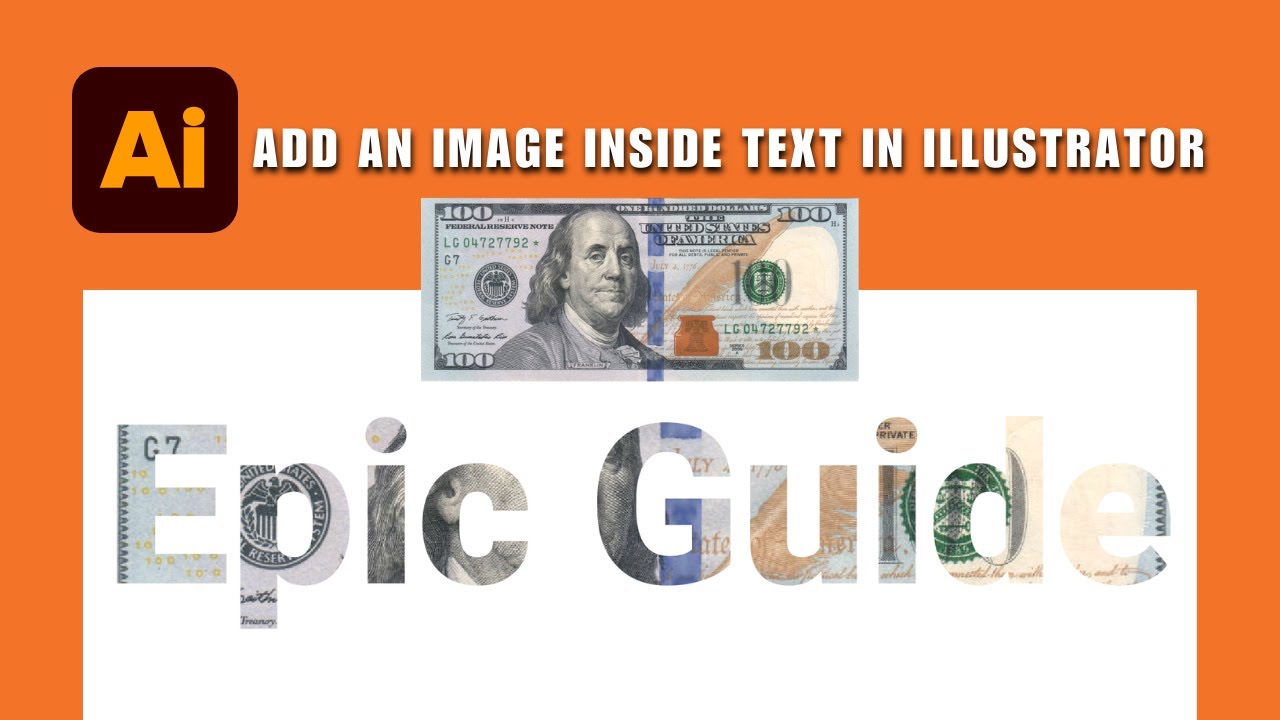 How to Add an Image Inside Text in Adobe Illustrator 2026 - YouTube