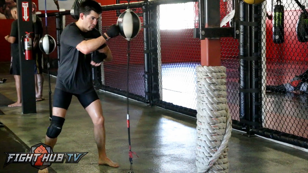 Dominick Cruz training after knee rehab - Dillashaw vs. Cruz fight ...