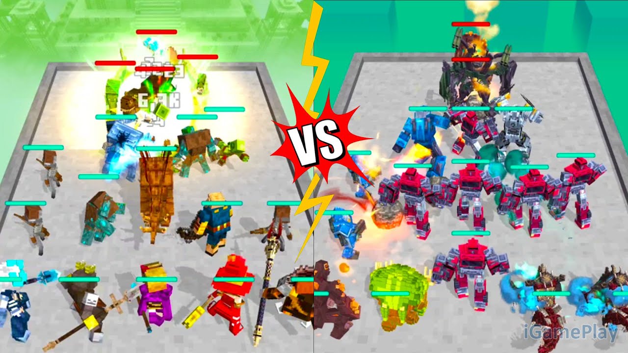 Merge Craft Craftsman Battle Vs Merge Craft Robot, Merge Battle ...