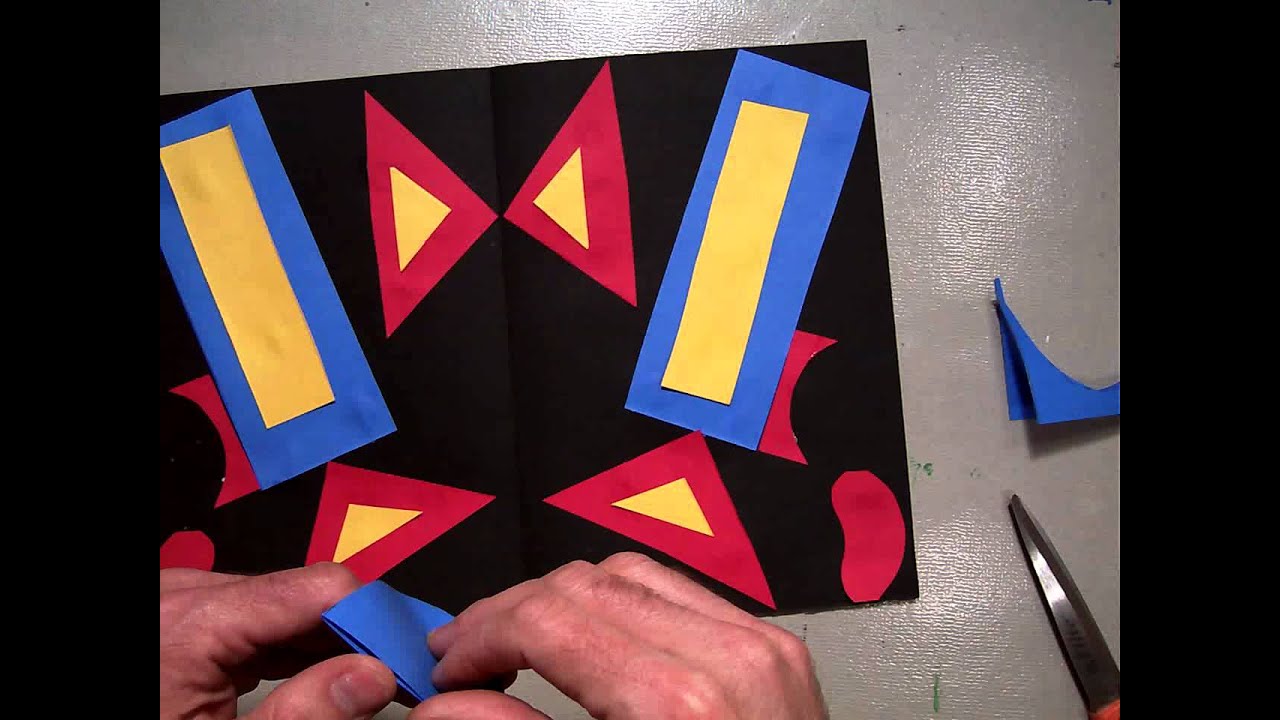 Power of the half collage organic shapes odd shapes.MOV - YouTube