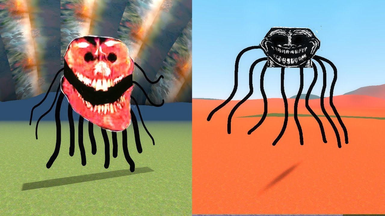 New GoDs Trollge vs Weeping God Trollge Garry's Mod Sandbox - YouTube