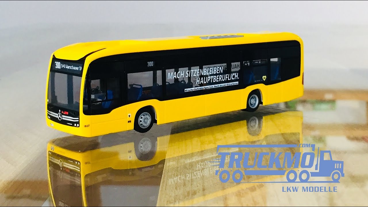 BVG Mercedes Benz eCitaro 75521 Rietze Bus-Modell TRUCKMO - YouTube