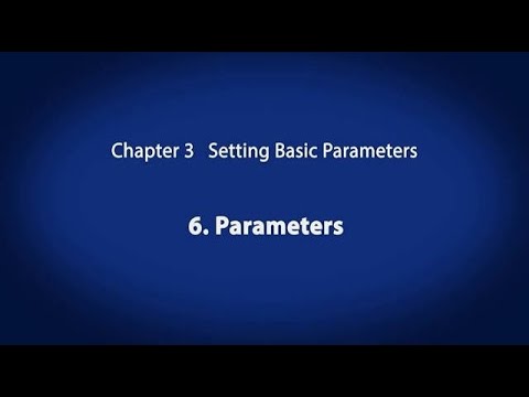 3. Setting Basic Parameters - Parameters 《Your First Inverter (7/18 ...
