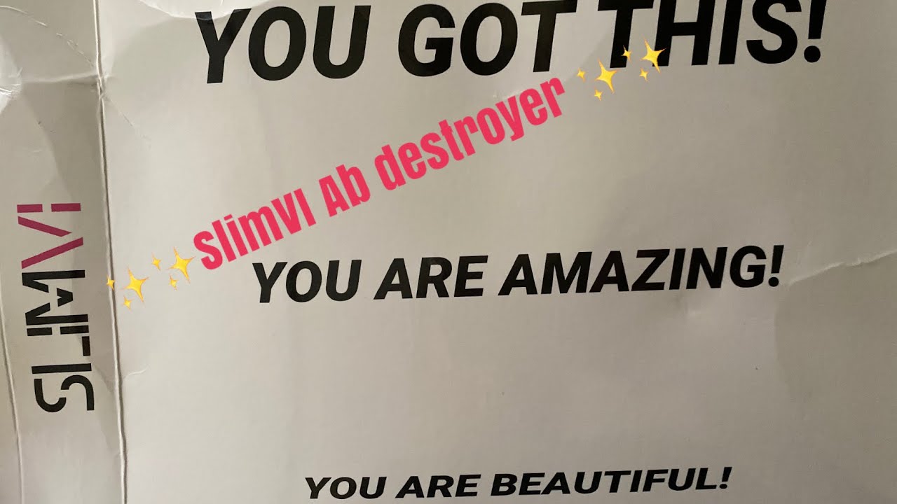 SlimVI Ab Destroyer Review!!!#gettingfitwithheather - YouTube