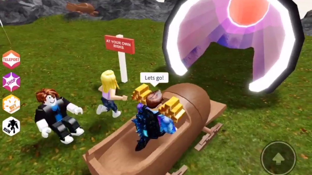 Going Into A Rainbow Slide! (Roblox) - YouTube