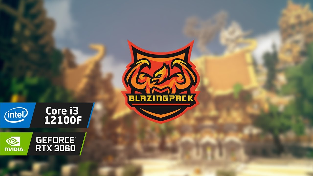 i3 12100F & RTX 3060 | Minecraft 1.8.8 Blazingpack.pl | High settings ...