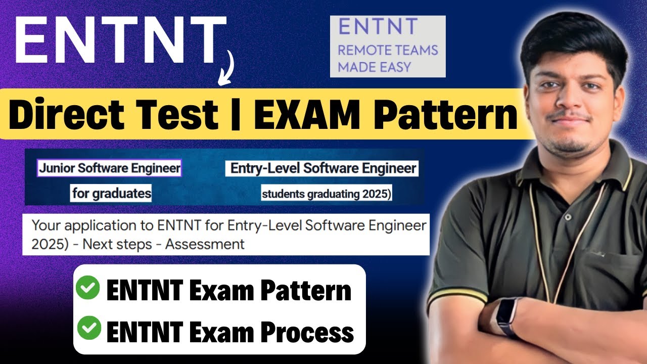 🔥ENTNT Direct Test | Updated Exam Pattern | ENTNT Exam Process | Hiring ...