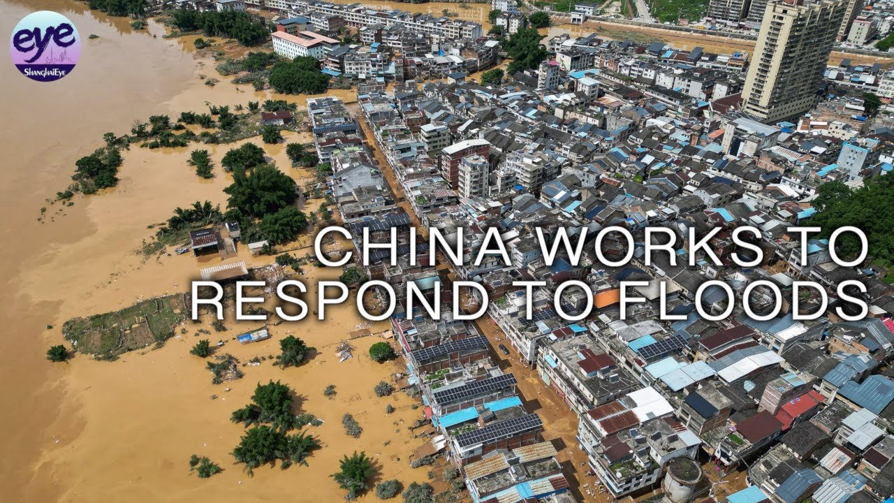 Critical flood response underway in South and East China - YouTube