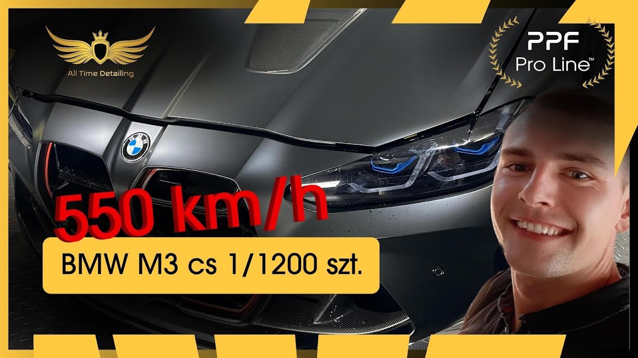 M3 cs nowsze niż Buddy i Isamu zabezpieczyliśmy folią bezbarwną PPF Pro ...