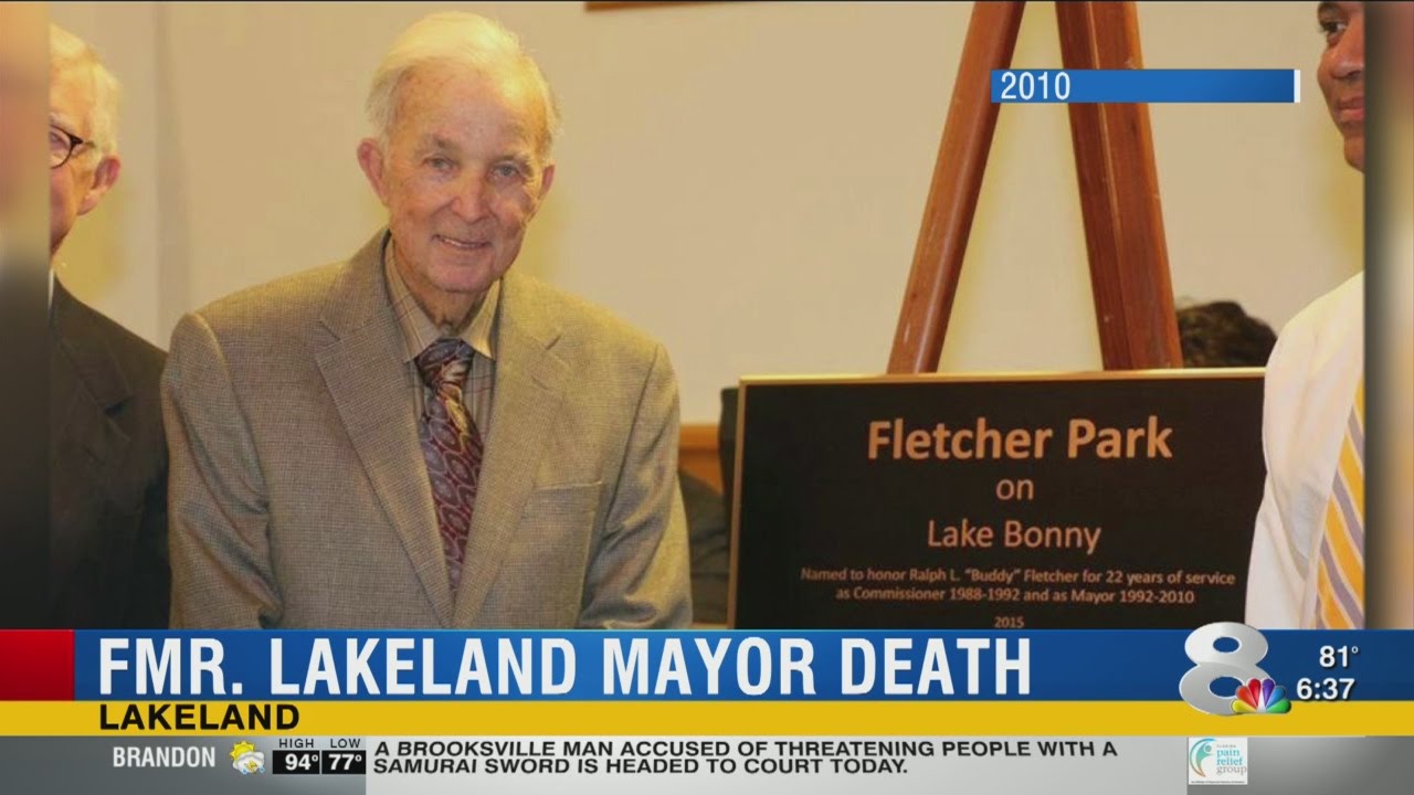 Former Lakeland mayor Buddy Fletcher dies at 84 - YouTube