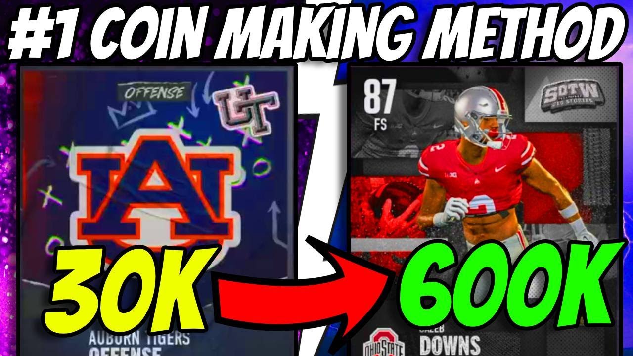 The ONLY Coin Making Method in College Football 25!! - YouTube