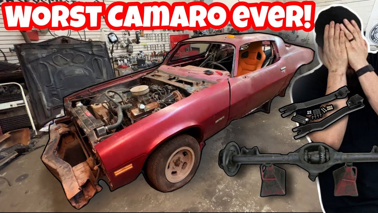 RACING POLE BARN GARAGE! MAKING A RACE CAR OUT OF THE WORST CAMARO EVER ...