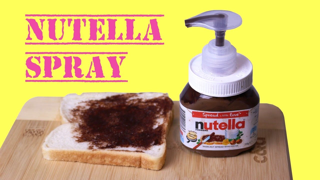 Simple Life Hack - Nutella Spray - YouTube