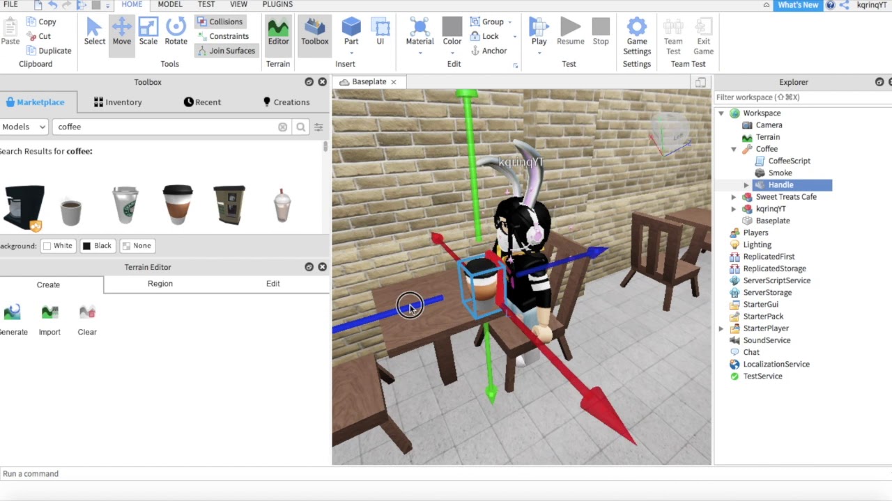 Making a GFX in Roblox Studio! - YouTube