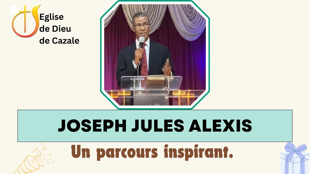 Joseph Jules Alexis : Un parcours inspirant. - YouTube