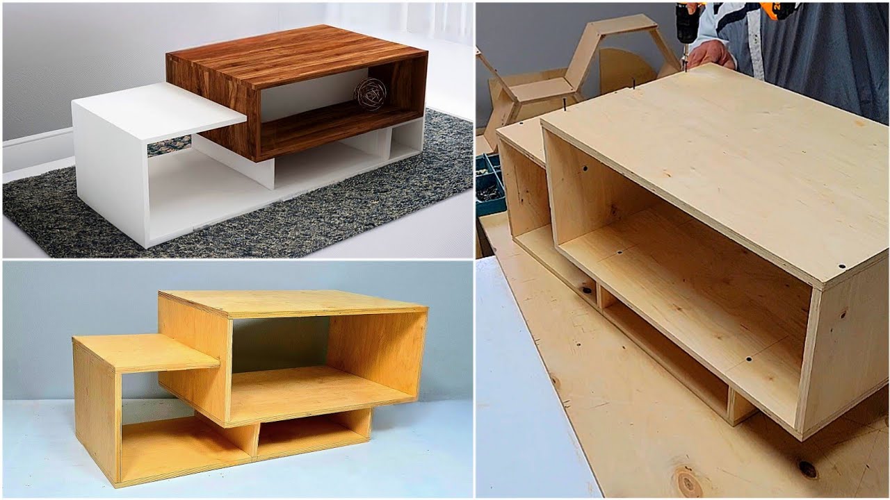 AMAZING DIY COFFEE TABLE Make At Home| Wooden Center Table| DIY Home ...