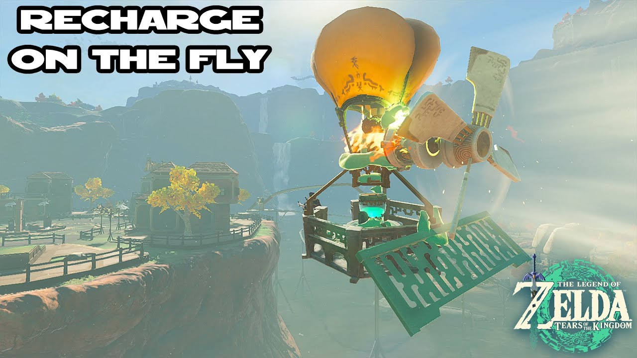 Infinite Balloon Propeller Basket Build Allows Zonai Recharge on the ...