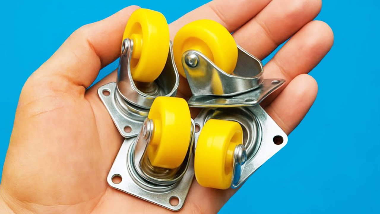 A Little-Known Secret of Caster Wheels! This Great Idea Will Surprise ...