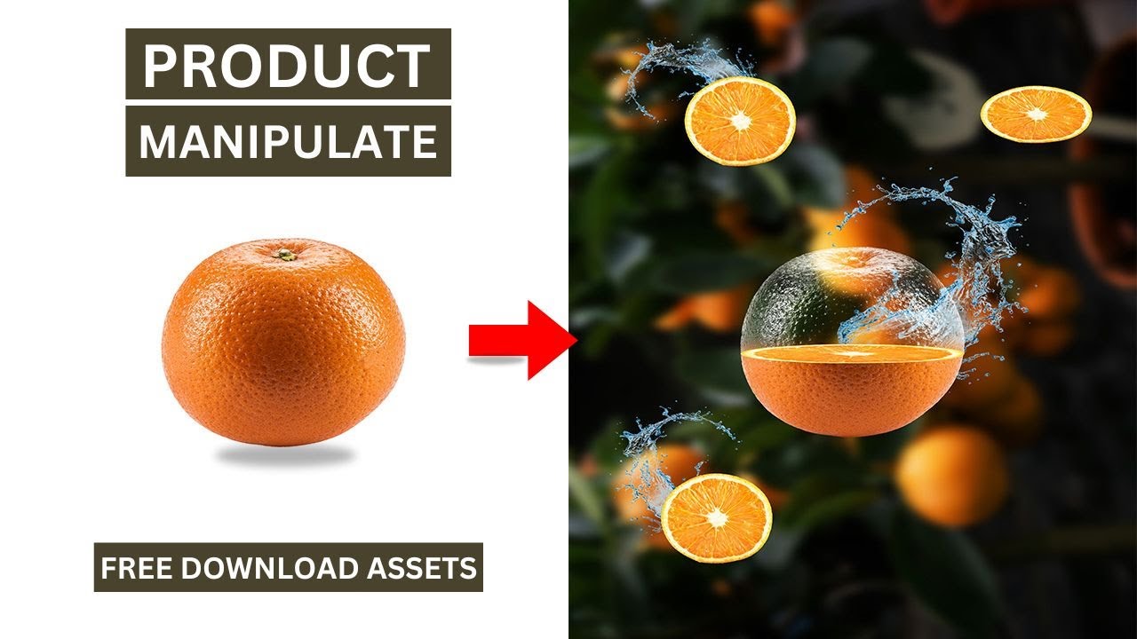 Create Transparent Effect in Photoshop | Transparent Orange ...