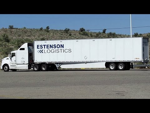 ESTENSON LOGISTICS TRAILER ~ SERRANO SERVICES TRUCKING - YouTube