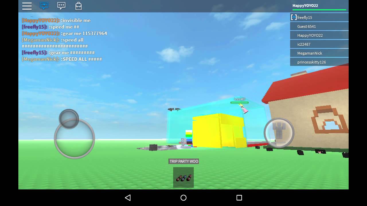 Roblox admin house gear,commands - YouTube