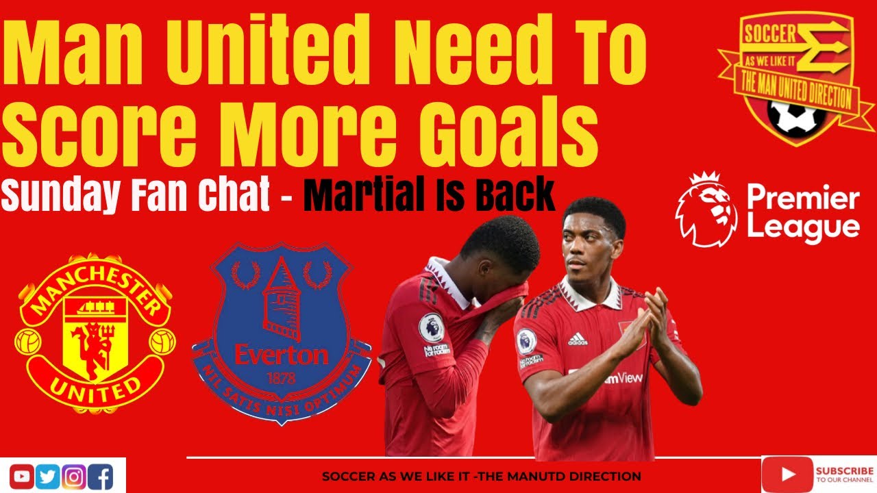 Manchester United - Sunday Fan Chat - UNITED MUST SCORE MORE GOALS FOR ...