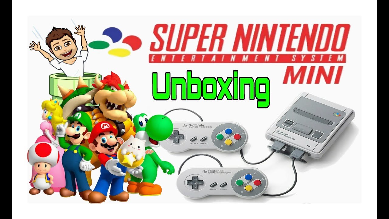 Super Nintendo mini (SNES) UK unboxing in Full HD - YouTube