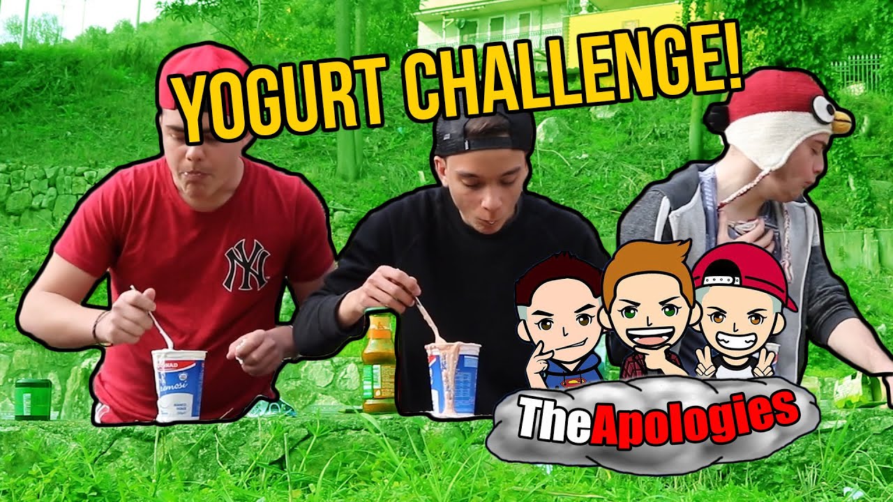YOGURT CHALLENGE DISGUSTOSA MA EPICA! || The Apologies - YouTube