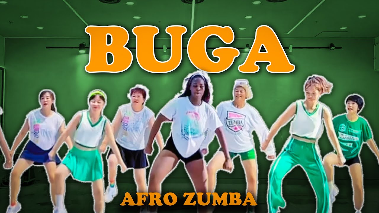 BUGA |ZUMBA AFRO |ZUMBA BEGINNERS |CHOREO BY MEMZ - YouTube
