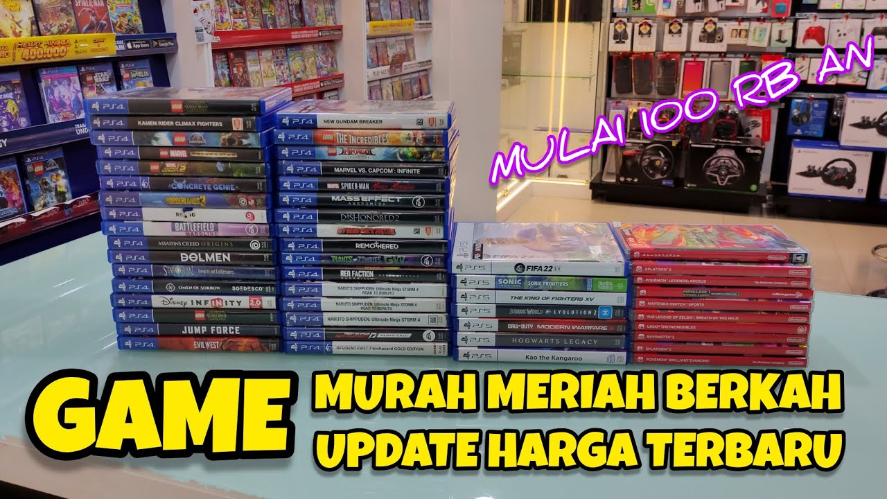 GAME PS4 PS5 NINTENDO MURAH MULAI 100 RIBUAN DI TOKO GAME TERLENGKAP ...