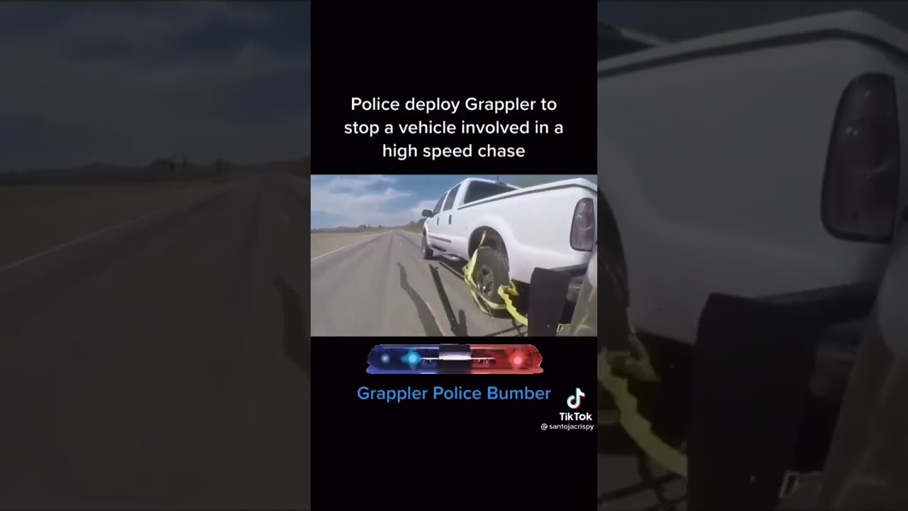 police chase deploy grappler - YouTube