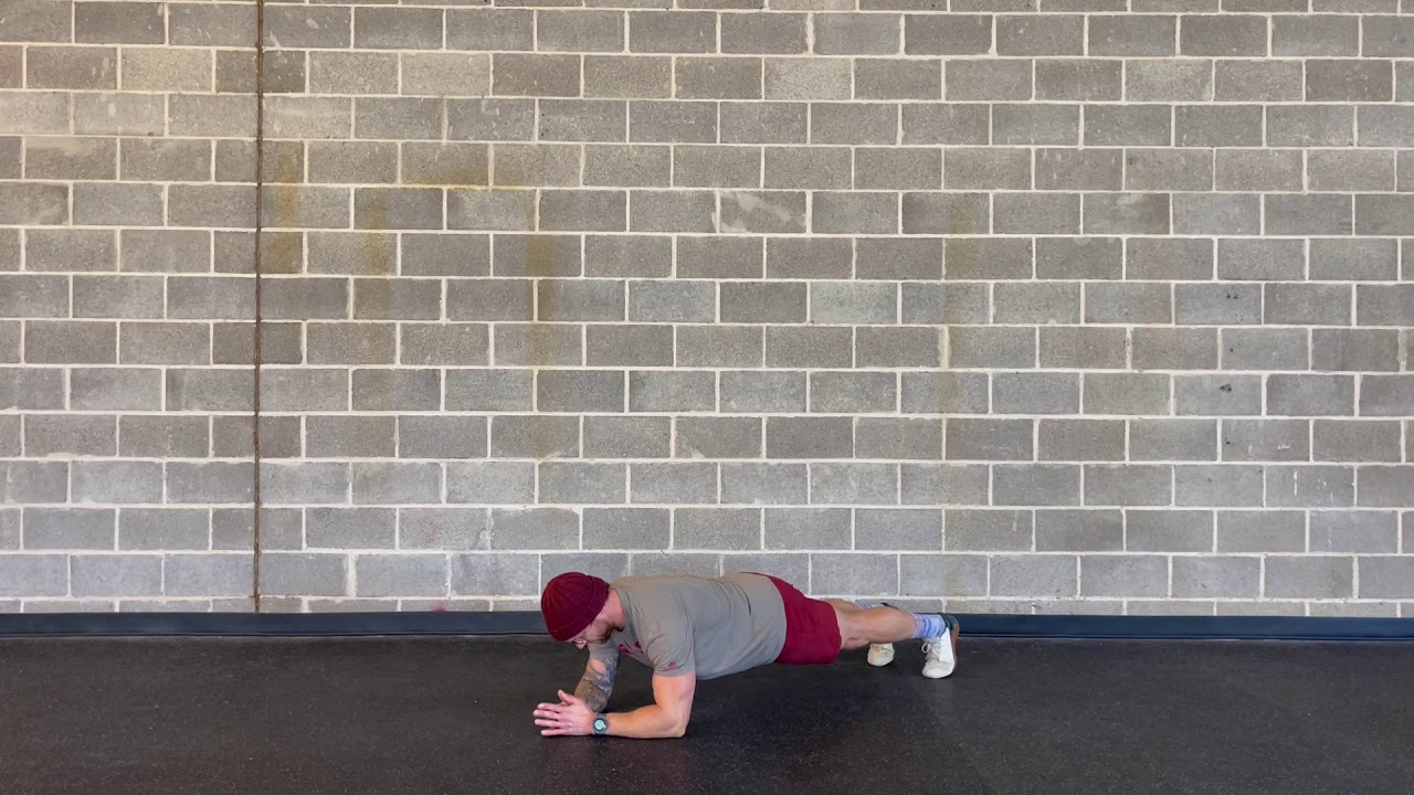 Forearm Plank Scap Push Up - YouTube