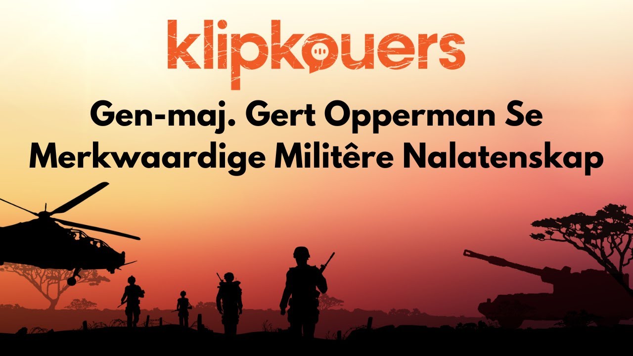 Bosoorlog Episode 3: Generaal-majoor Gert Opperman - YouTube