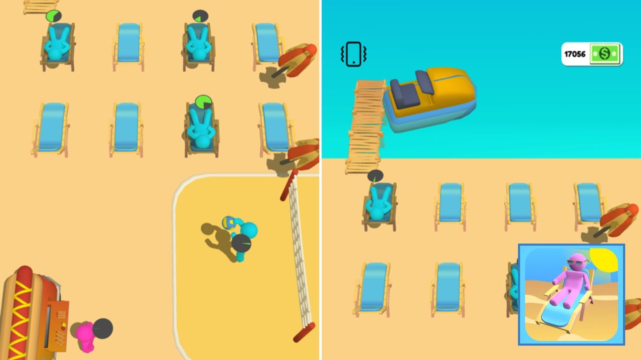 Beach Club Master 🏖💰⛱ All Levels Gameplay iOS - YouTube