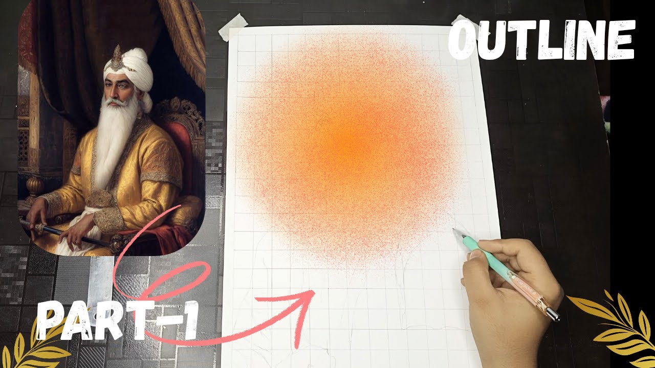 Maharaja Ranjit Singh Ji Drawing How To Draw Maharaja Ranjit Singh Ji ...