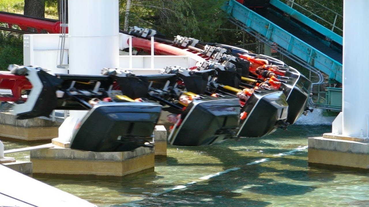 Ninja Front Seat On Ride POV Six Flags Magic Mountain - YouTube