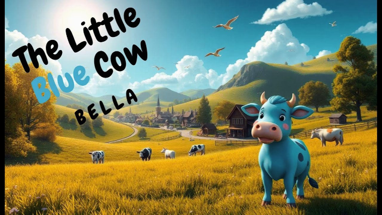 The Little Blue Cow BELLA | Fun Animated Kids Story | Tiny Tales Hub ...