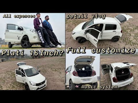Modified celerio Full Review / 16 inch allow wheel /Cost….? / Car vlog ...