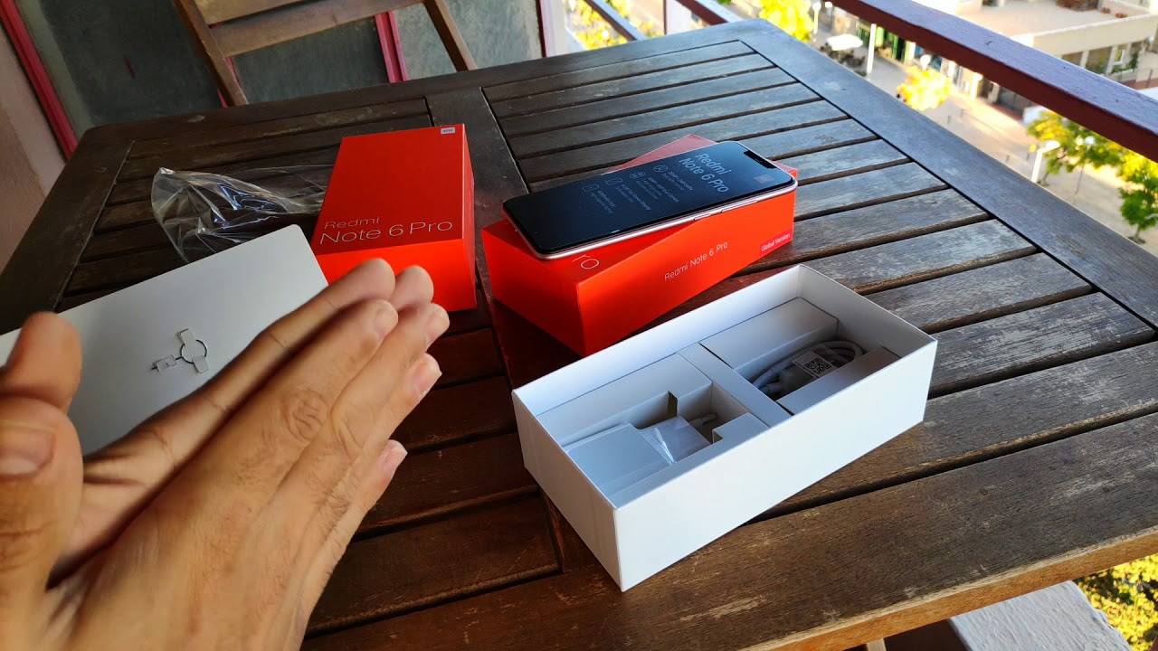 Unboxing Xiaomi Redmi Note 6 pro blue y rose gold - YouTube