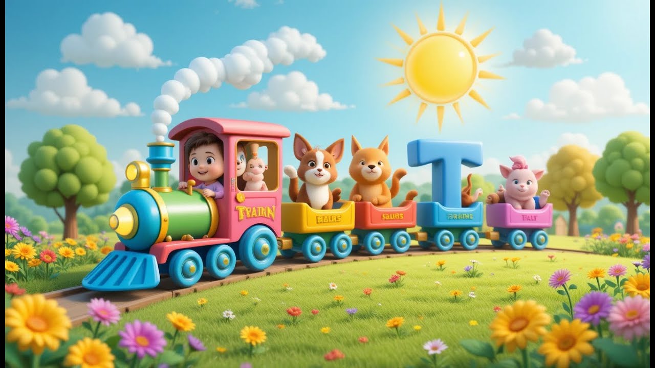 Alphabet Train Goes Choo Choo 🔤 | Nursery Rhyme for Toddlers ...